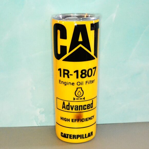 Caterpillar | Dining | Caterpillar Oil Filter Steel Beverage Mug Engine ...